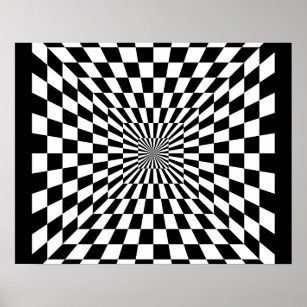 Optical Illusion Posters, Prints & Poster Printing | Zazzle CA