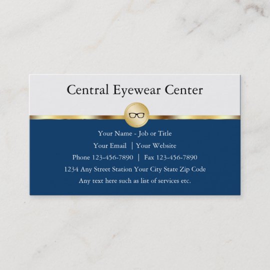 Optician Business Cards | Zazzle.ca