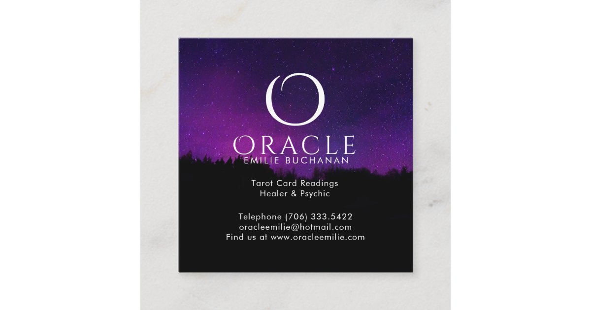 Oracle and Psychic Business Cards | Zazzle