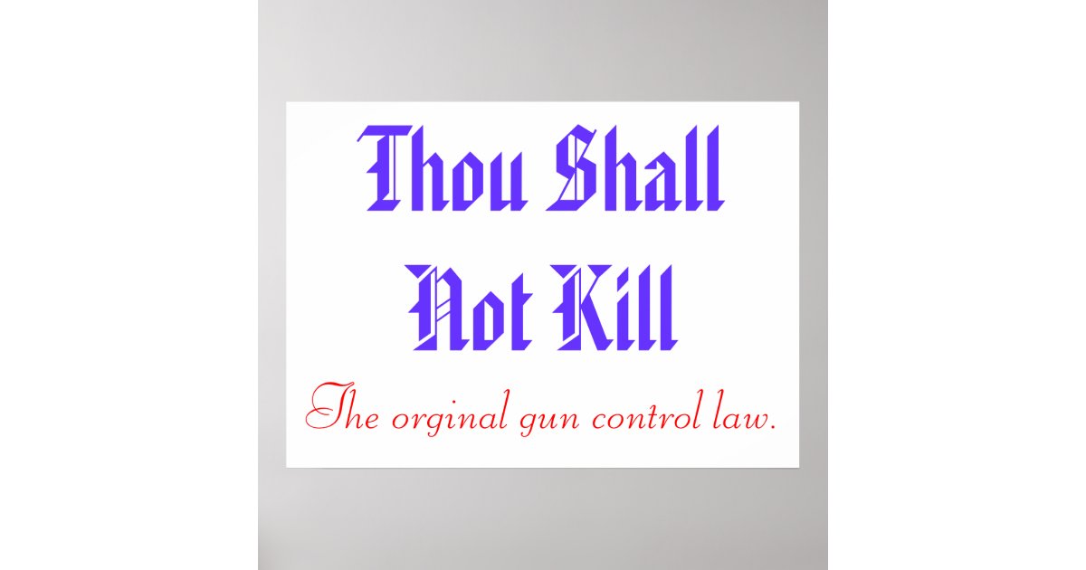 Original Gun Control Poster | Zazzle