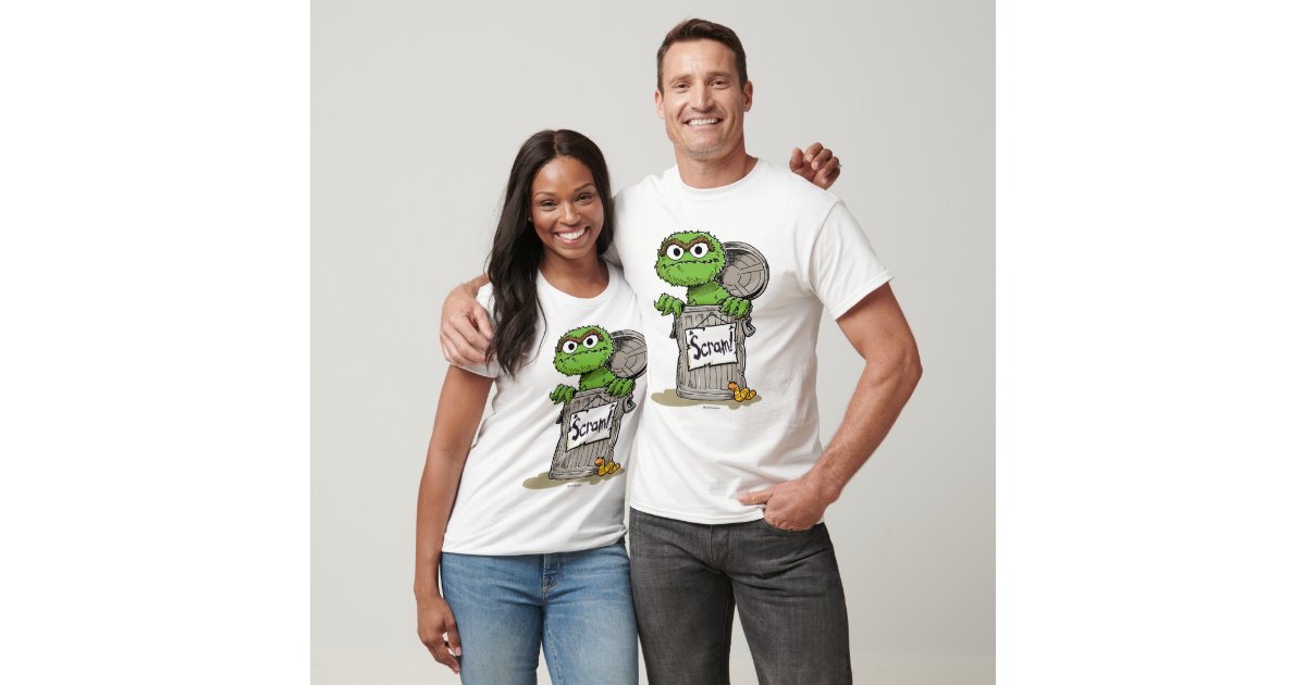 Oscar the Grouch Scram T-Shirt | Zazzle
