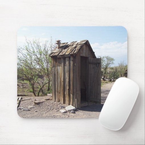 OUTHOUSE MOUSE PAD | Zazzle
