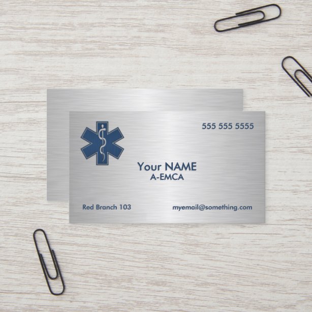 Emergency Services Business Cards & Profile Cards | Zazzle CA