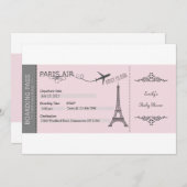 Paris Invitation, Paris Theme Invitation, French Invitation | Zazzle