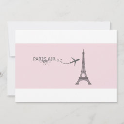 Paris Invitation, Paris Theme Invitation, French Invitation | Zazzle