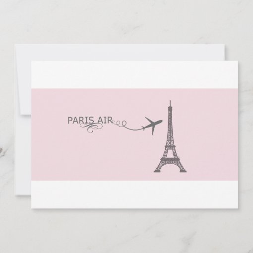Paris Invitation, Paris Theme Invitation, French Invitation | Zazzle