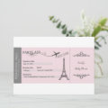 Paris Invitation, Paris Theme Invitation, French Invitation | Zazzle