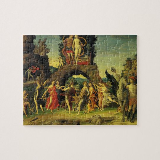 Parnassus, Mars and Venus by Andrea Mantegna Jigsaw Puzzle | Zazzle.ca