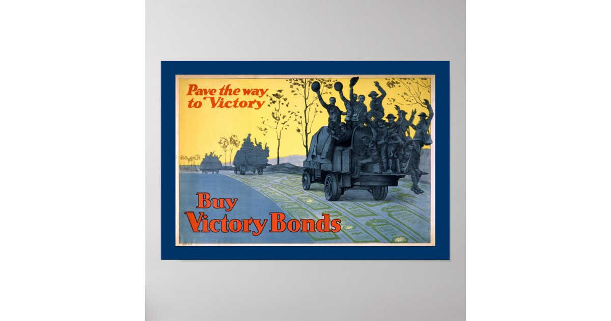 Pave The Way To Victory (border) Poster | Zazzle