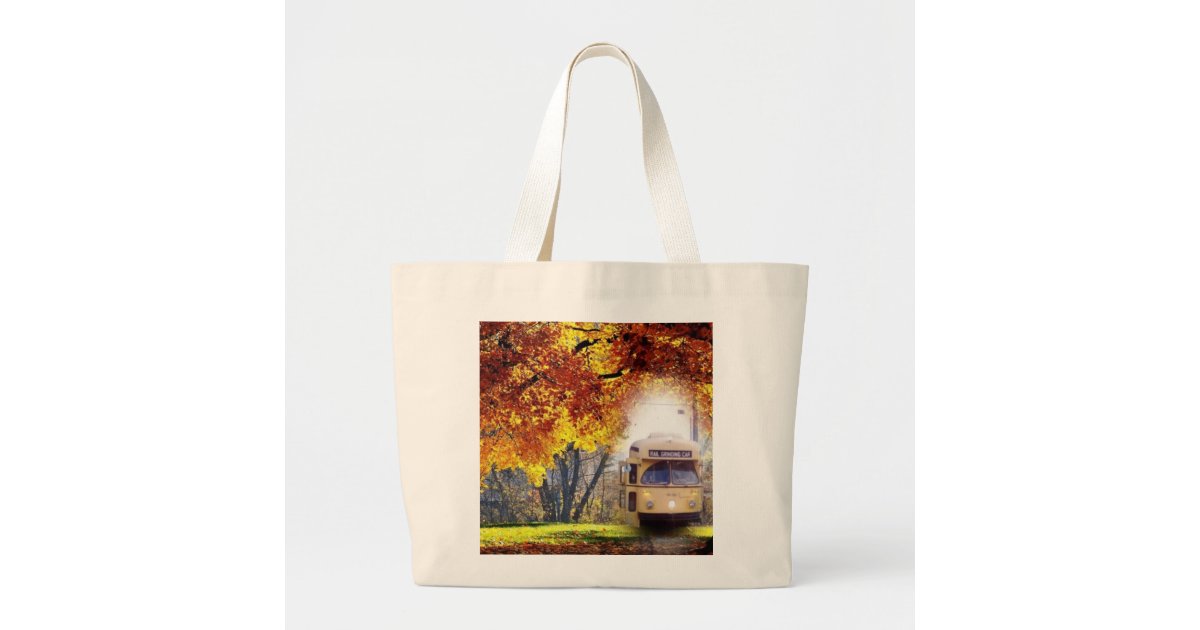 PCC Work Car in Woods Jumbo Tote Bag | Zazzle