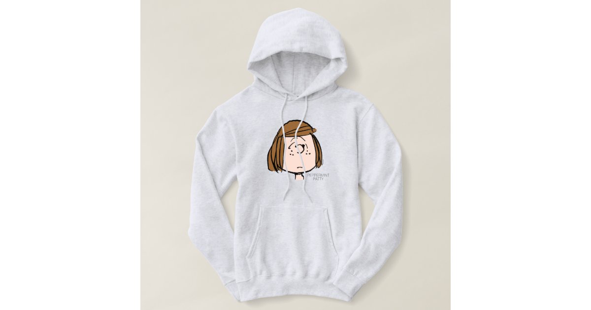 Peanuts | Peppermint Patty Confused Face Hoodie | Zazzle
