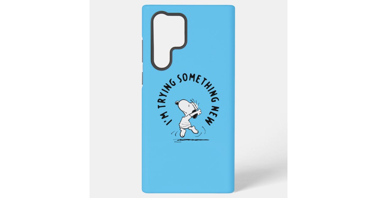 Peanuts | Snoopy Trying Something New Samsung Galaxy S22 Ultra Case ...