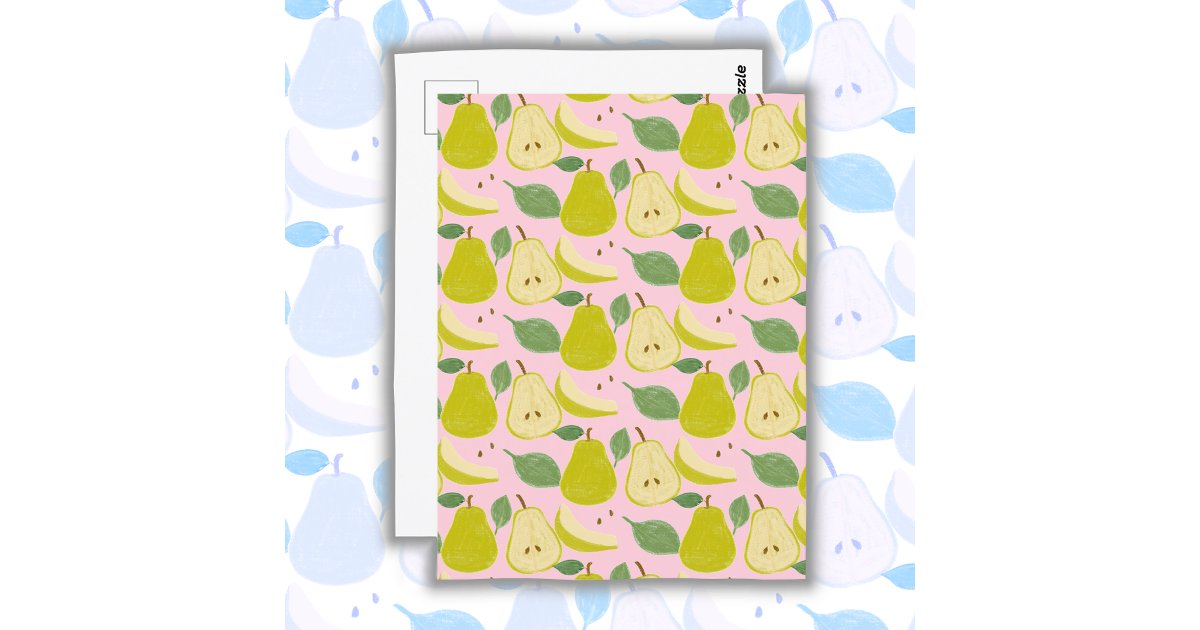 Pear Fruit Postcard | Zazzle