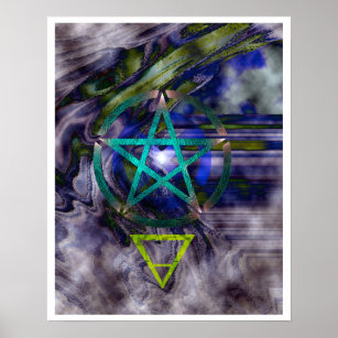 Pentacle Art & Wall Décor | Zazzle.ca
