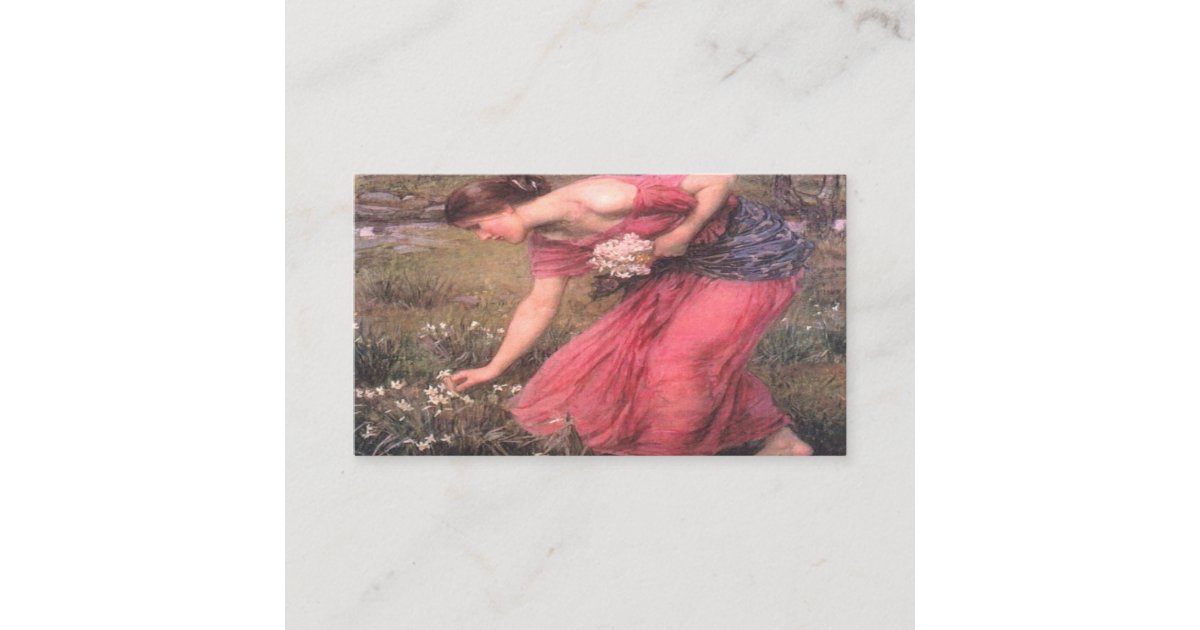Persephone John William Waterhouse Business Card | Zazzle