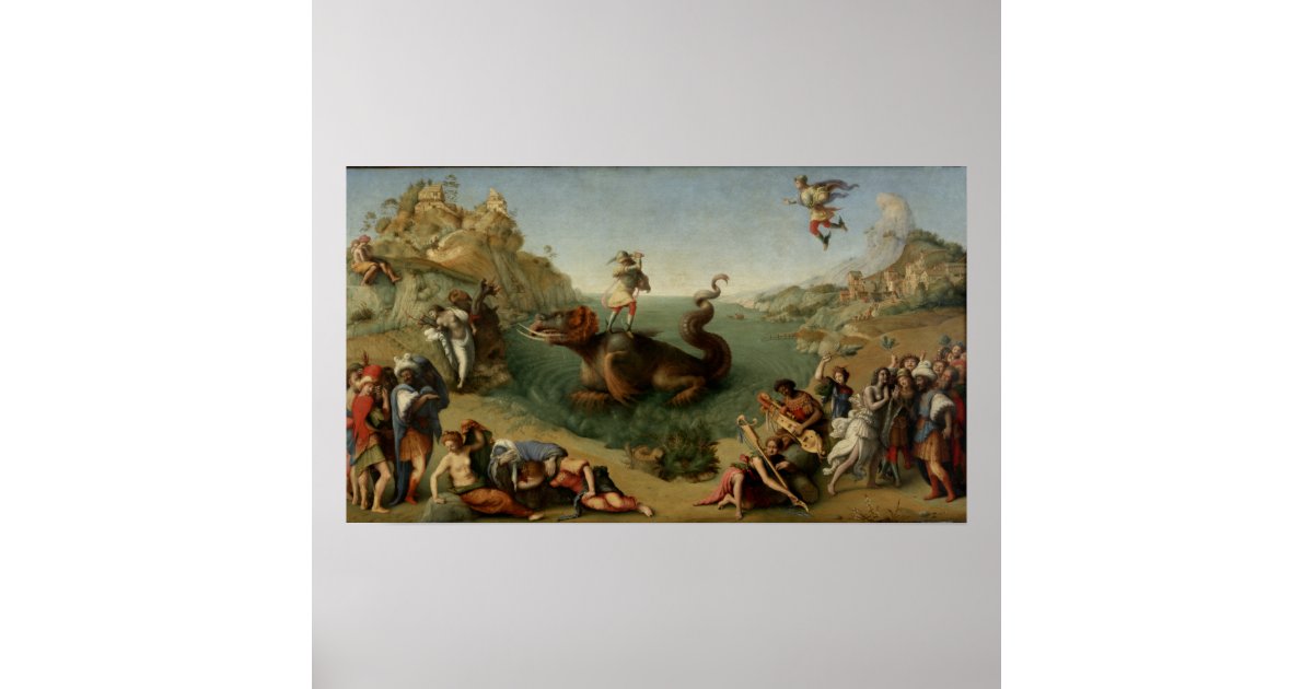 Perseus Rescuing Andromeda Poster | Zazzle