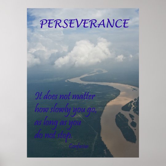 Perseverance - Poster | Zazzle.ca