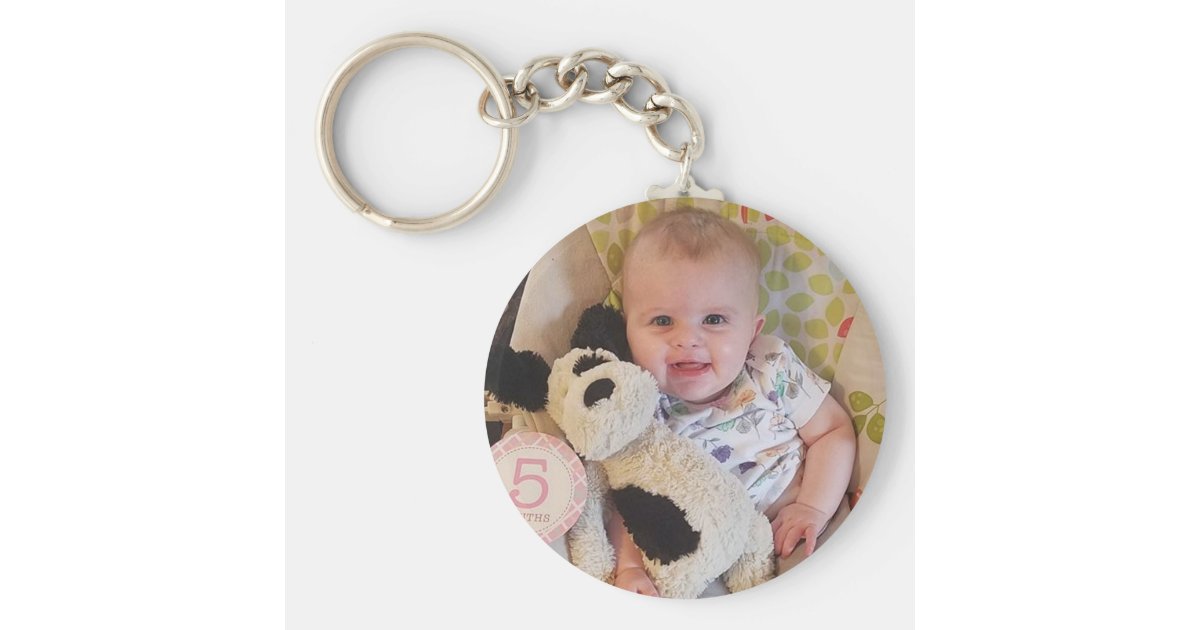 Personalized Baby Photo Key Chain | Zazzle.ca