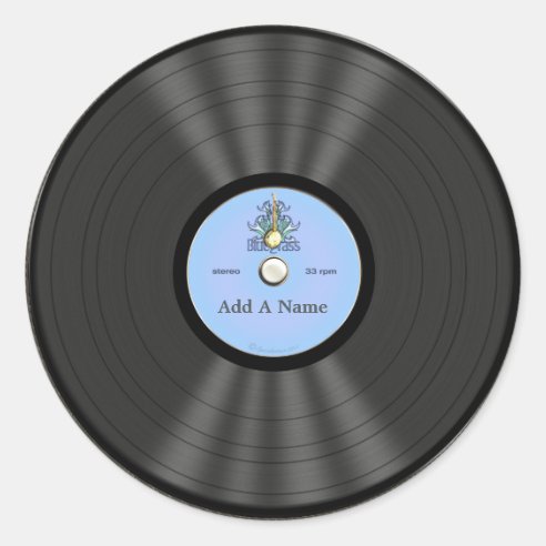 Record Stickers | Zazzle CA