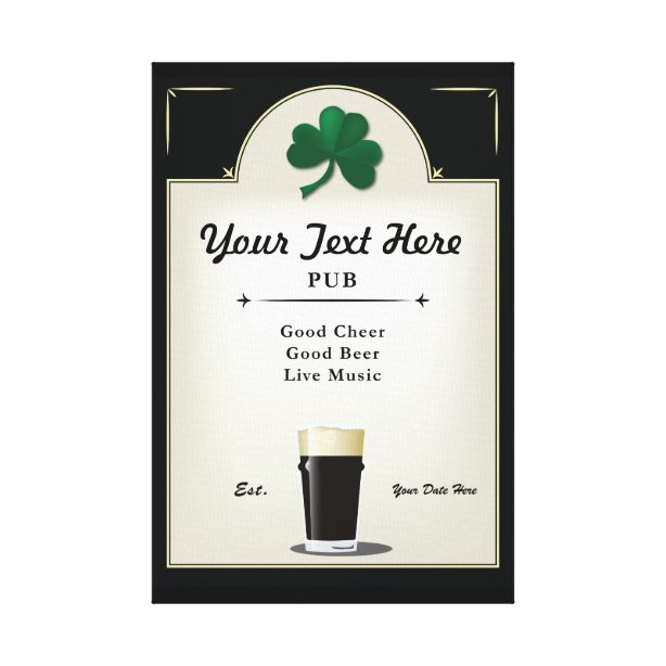 Irish Pub Posters, Prints & Poster Printing | Zazzle CA