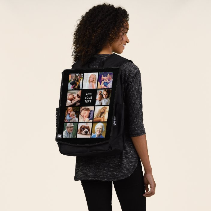 Personalized Photo Collage Backpack | Zazzle.ca