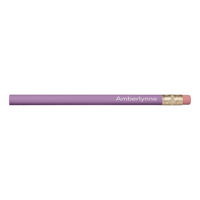 Personalized Purple Pencil | Zazzle.ca