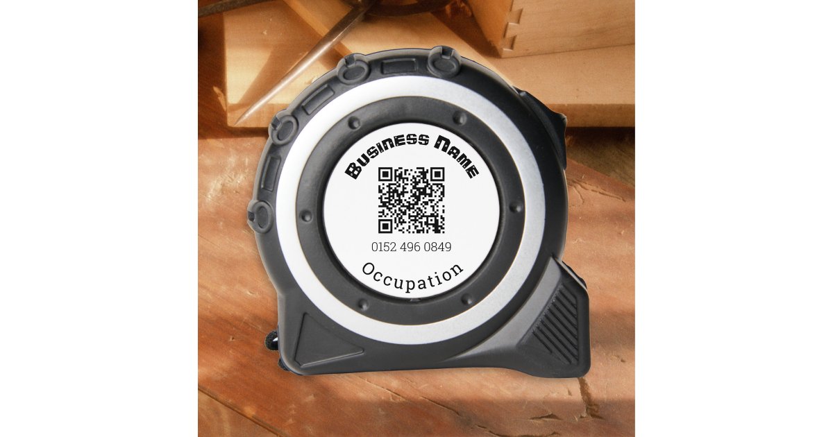 Personalized QR Code Business Work Trade Template 1 | Zazzle
