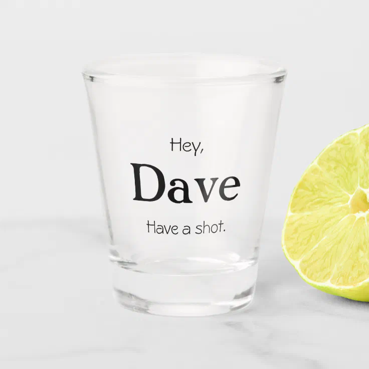 Personalized Shot Glass | Zazzle