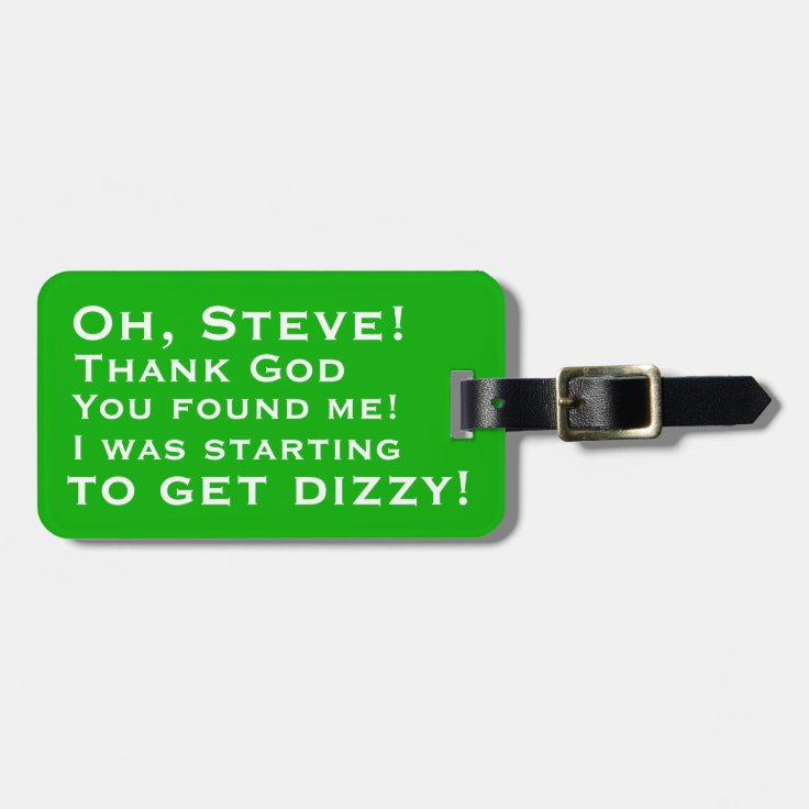 Personalized You Found Me Luggage Tags | Zazzle
