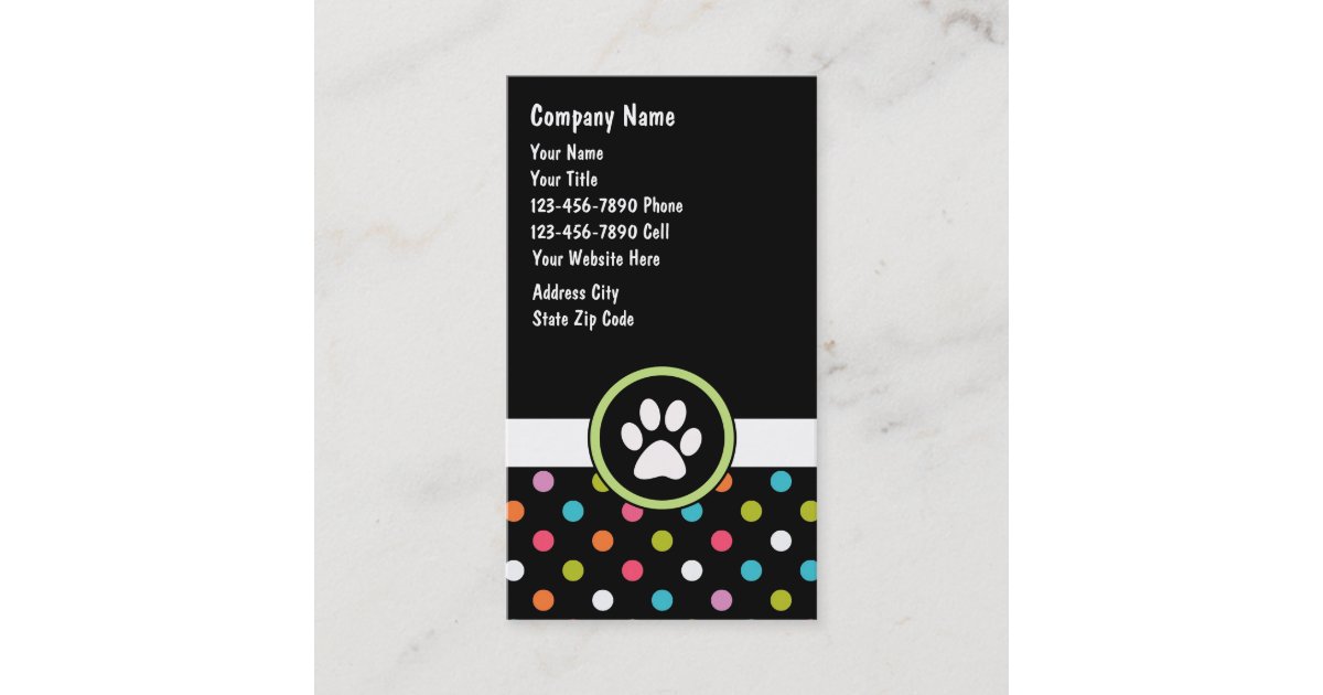 Pet Care Business Cards Zazzle pet-care-business-cards-zazzle
