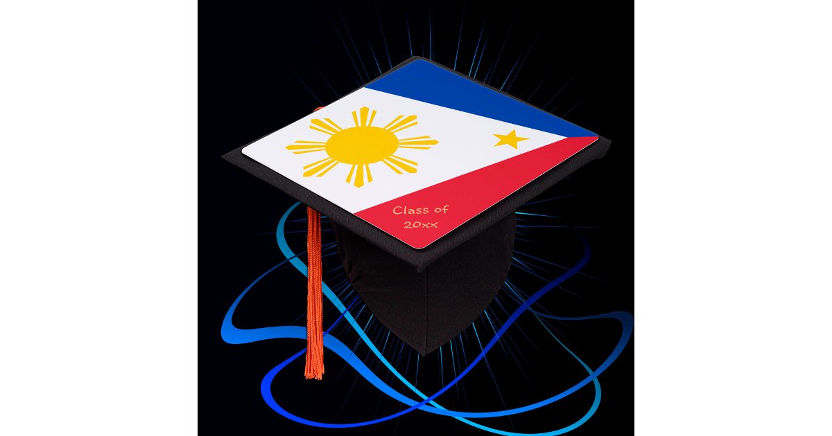 Philippines & Philippine Flag Students /University Graduation Cap ...