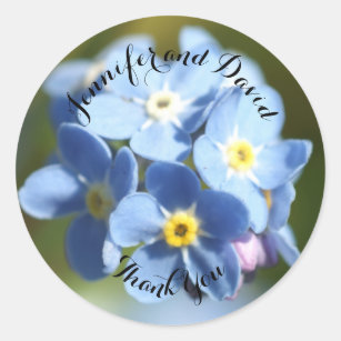 Forget Me Not Stickers | Zazzle CA