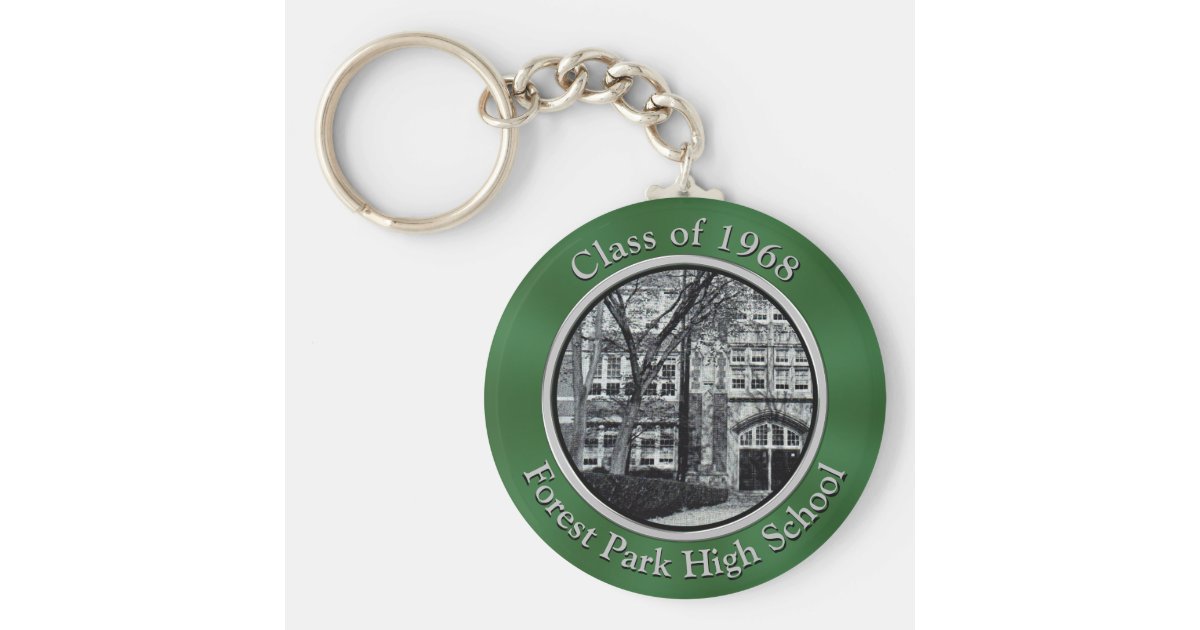 Photo Personalized 50th High School Reunion Gifts Keychain | Zazzle.ca