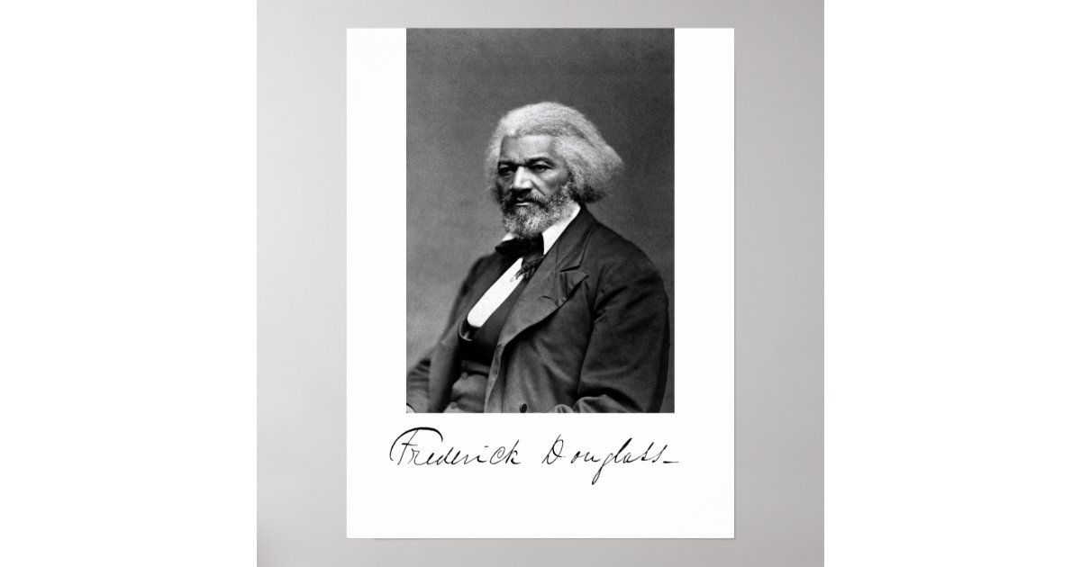 Photo Portrait of Frederick Douglass Poster | Zazzle