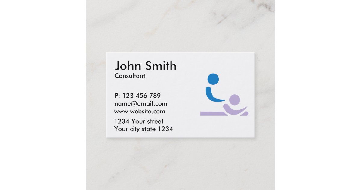 Physiotherapist Business Card | Zazzle
