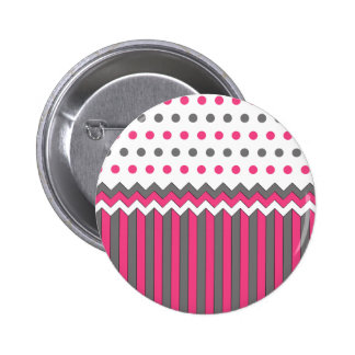 Chevron Buttons, Chevron Pinback Button Designs