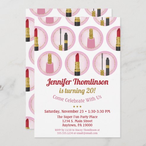 Cosmetology Invitations | Zazzle CA