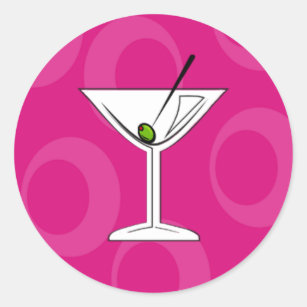 Martini Stickers | Zazzle CA