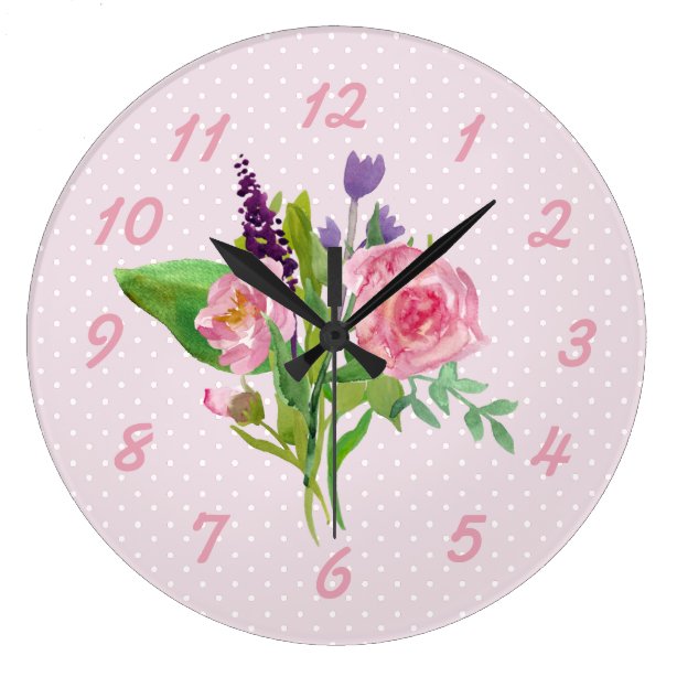 Pretty Wall Clocks | Zazzle.ca