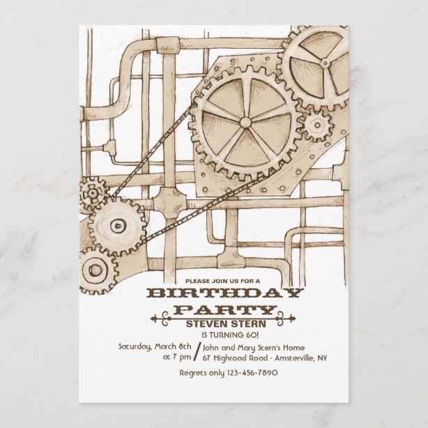 Mechanic Invitations | Zazzle CA