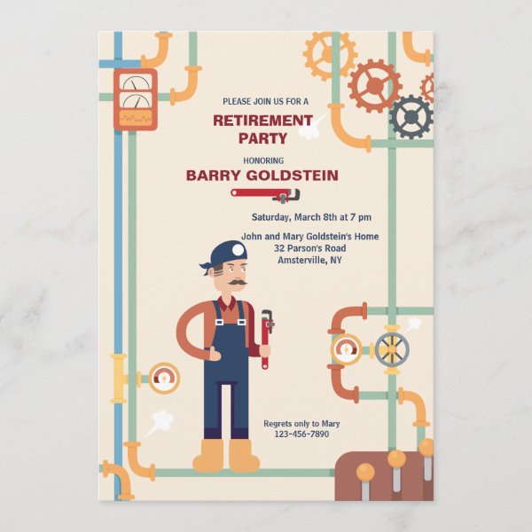 Mechanical Invitations | Zazzle CA