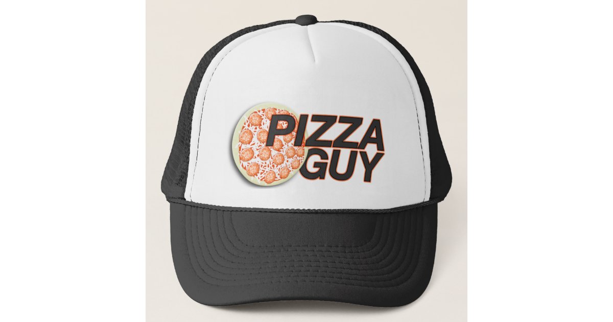 Pizza Guy Hat | Pizza Delivery Hat | Zazzle