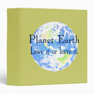 Earth Binders, Custom Earth Binder Designs, 3 Ring Binders