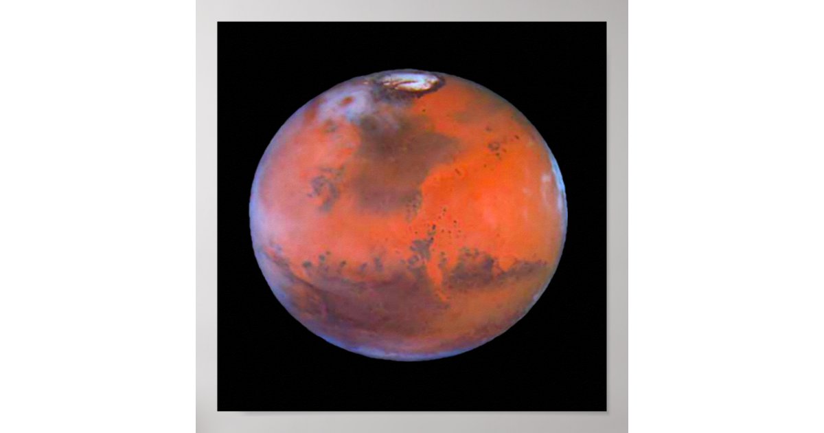Planet Mars Poster | Zazzle