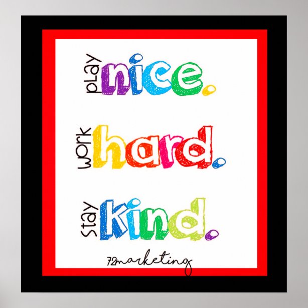 Hard Work Posters, Prints & Poster Printing | Zazzle CA
