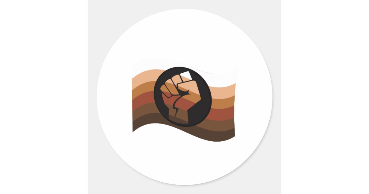 POC Colours Flag Classic Round Sticker | Zazzle