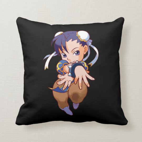 Pocket Fighter Chun-Li Throw Pillow | Zazzle.ca
