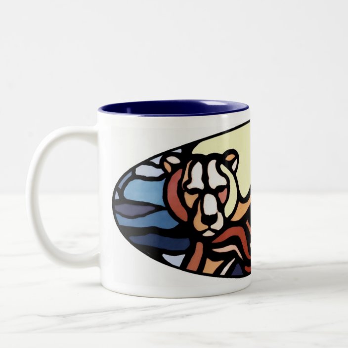 Polar Bear Art Coffee Mug First Nations Bear Cup | Zazzle.ca