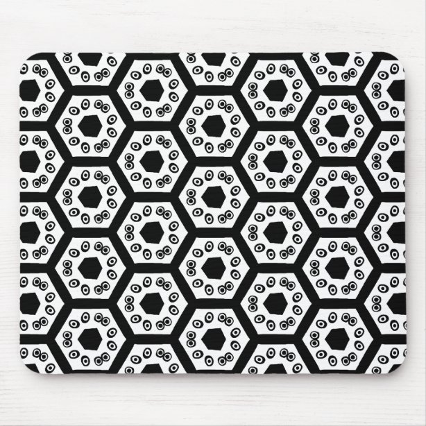 Hexagon Mouse Pads | Zazzle CA