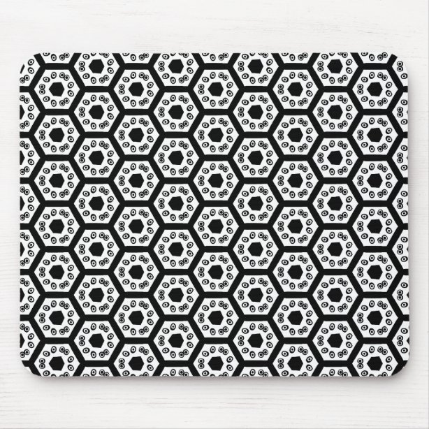 Hexagon Mouse Pads | Zazzle CA